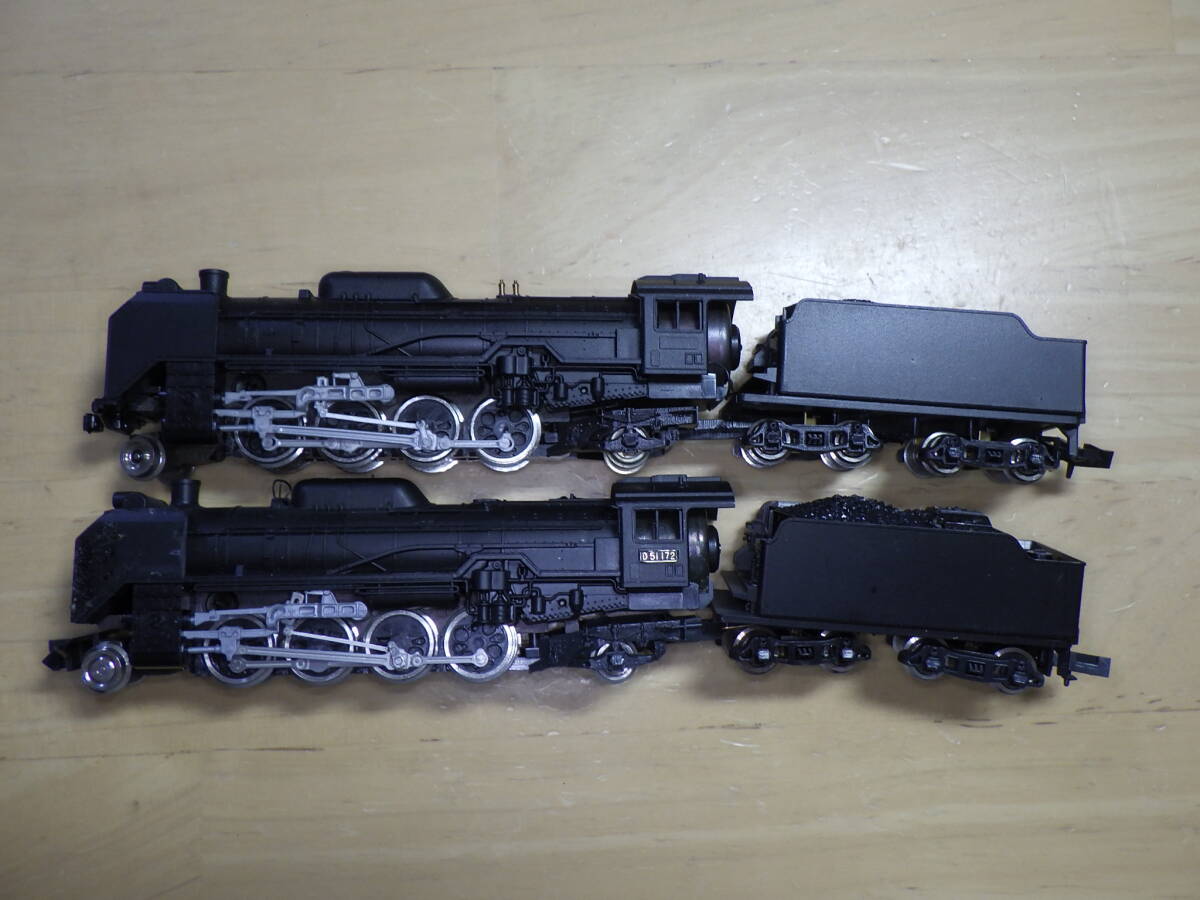 Yahoo!オークション - ジャンク No.55 KATO D51 2両 部品取り 蒸気機関...