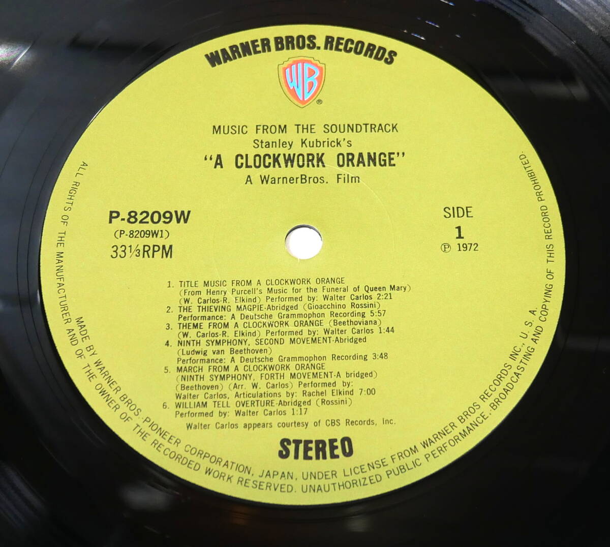 Yahoo!オークション - (R610-E41) LP レコード 時計じかけのオレンジ ...