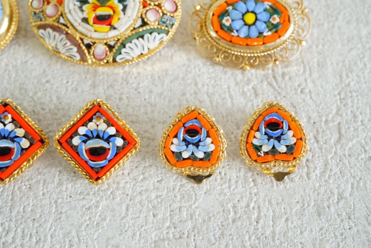 Yahoo!オークション - B471 マイクロモザイク イタリア製 ペンダント ...