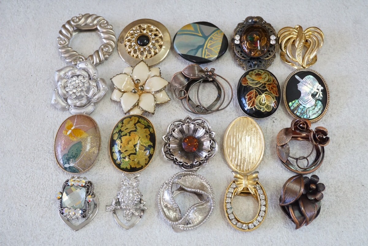 Yahoo!オークション - C896 スカーフクリップ 20点セット 海外製含む ...