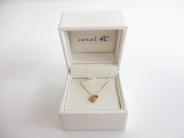 Yahoo!オークション - 中古 Canal 4℃ ネックレス ペンダント オープン...