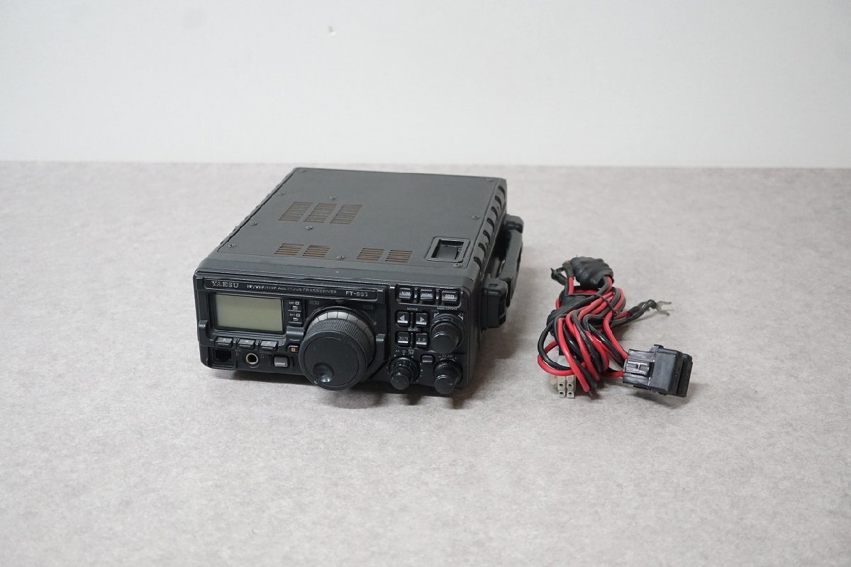 QS I4685710 YAESU ヤエス FT-897 オールモードトランシーバー ケーブル付き アマチュア無線(固定)｜売買されたオークション情報、yahooの商品情報をアーカイブ公開 ...
