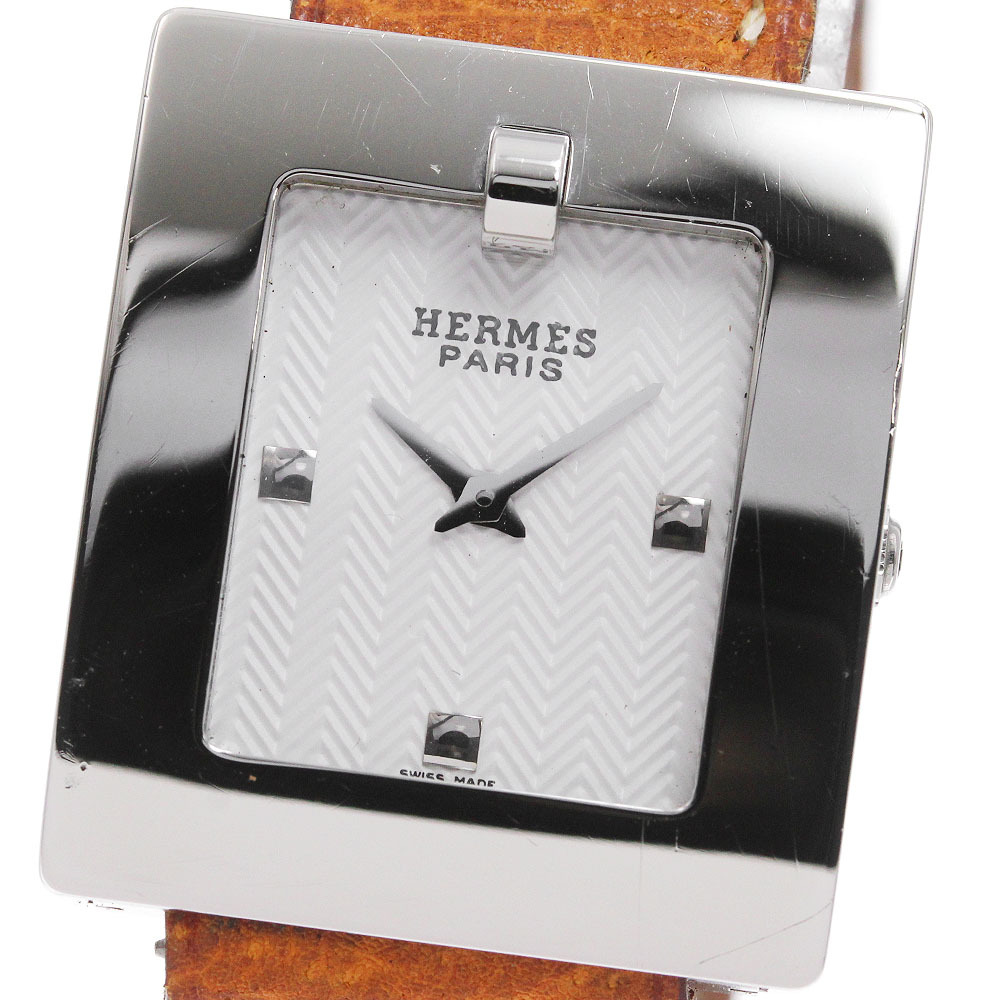 Yahoo!オークション - エルメス HERMES BE1.210 ベルトウォッチ クォー...
