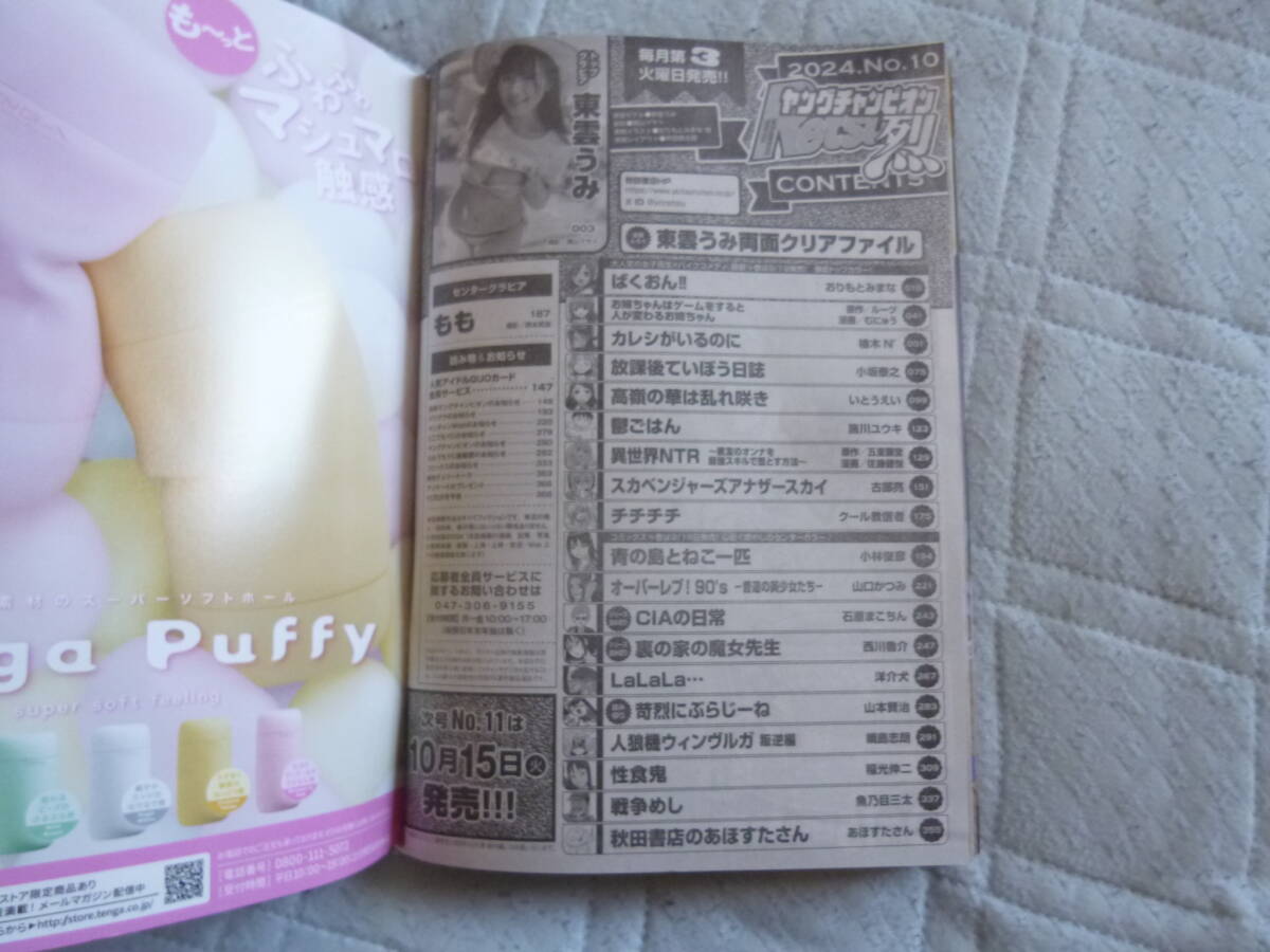 Yahoo!オークション - ヤングチャンピオン烈 2024年 No10 東雲うみ も...