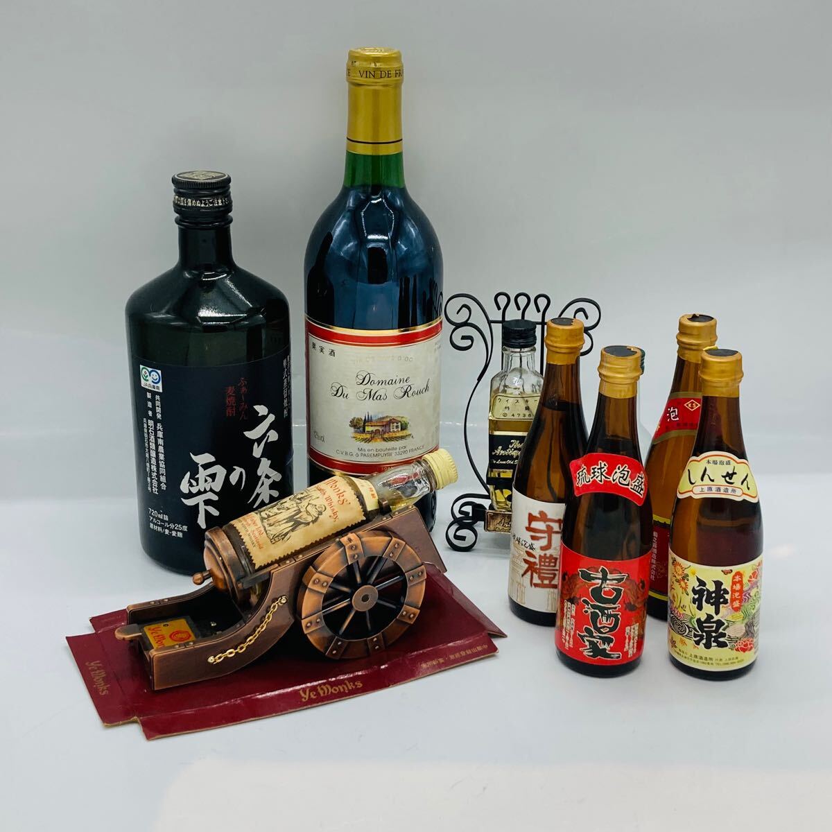 Yahoo!オークション - 【3954】未開栓 お酒まとめ 9点 YE MONKS イモン...