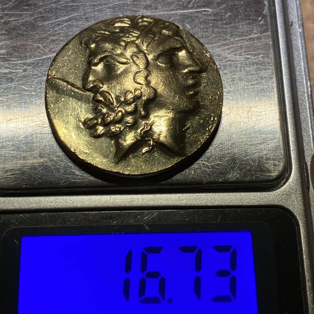 Yahoo!オークション - 古銭 ギリシャ 古代女神彫刻 金貨 約16.73g