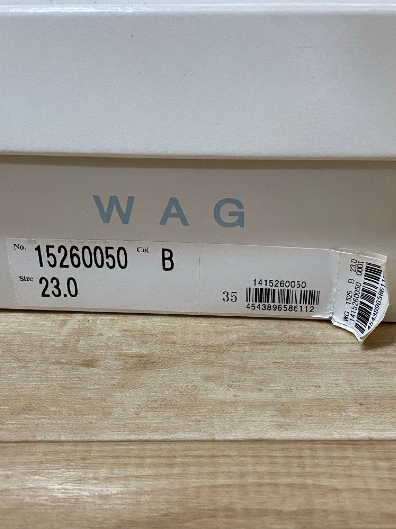 Yahoo!オークション - WAG ロングブーツ ブラック 23cm ワグ ちょこオ...