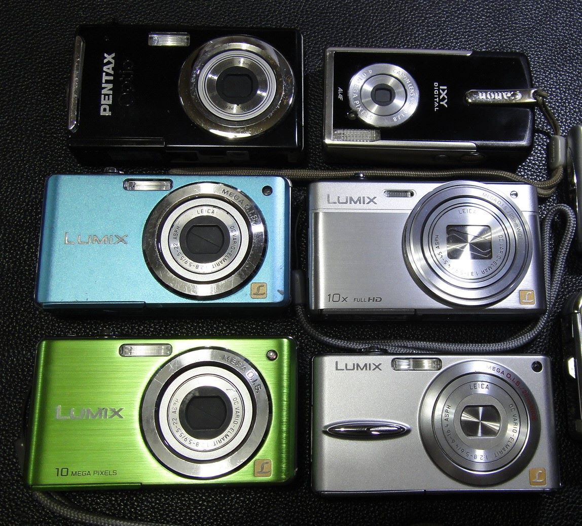 Yahoo!オークション - コンパクトデジタルカメラ Panasonic Canon OLYM...