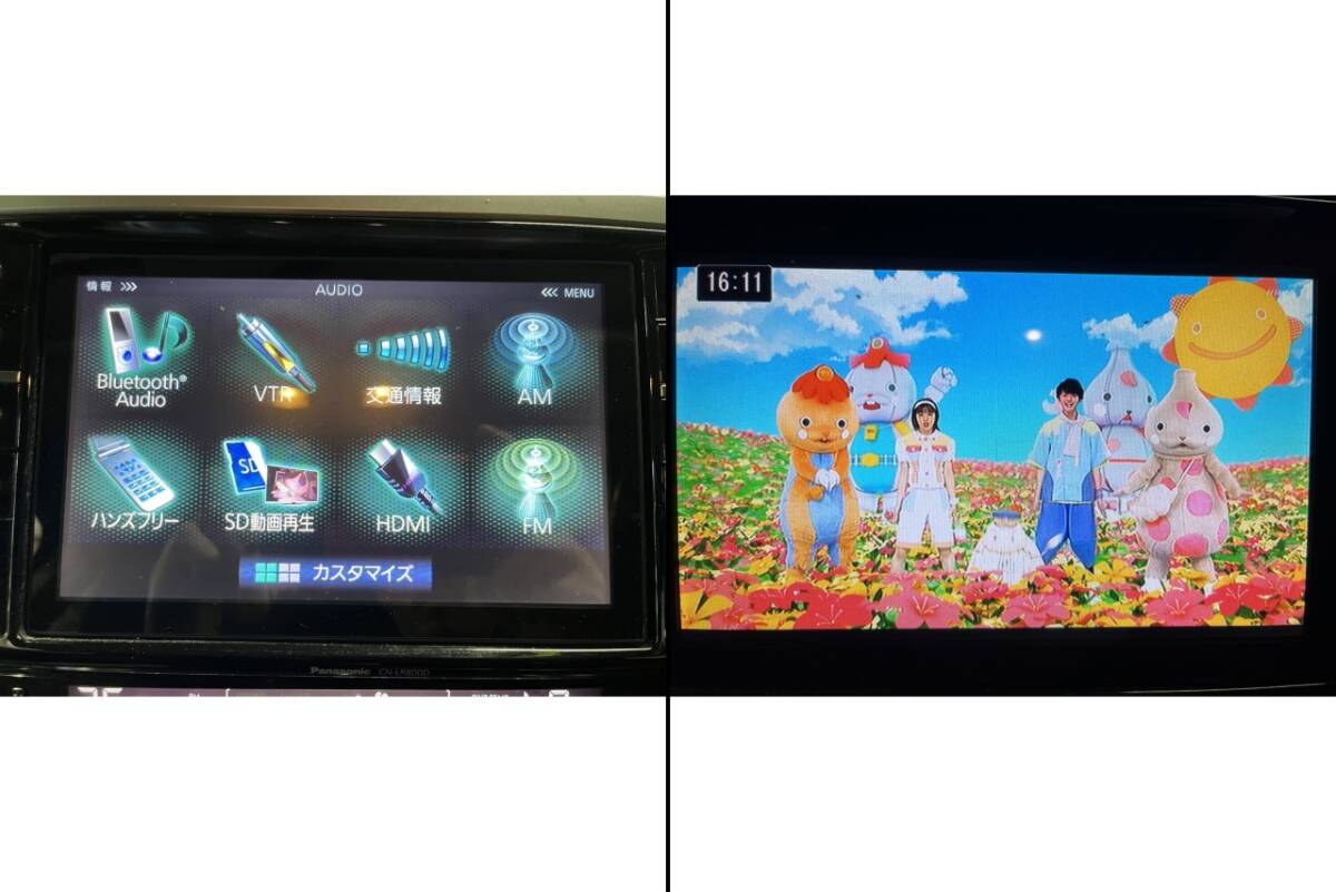 Yahoo!オークション - U09 ナビ パナソニック CN-LR800D CD/DVD/SD/TV(...