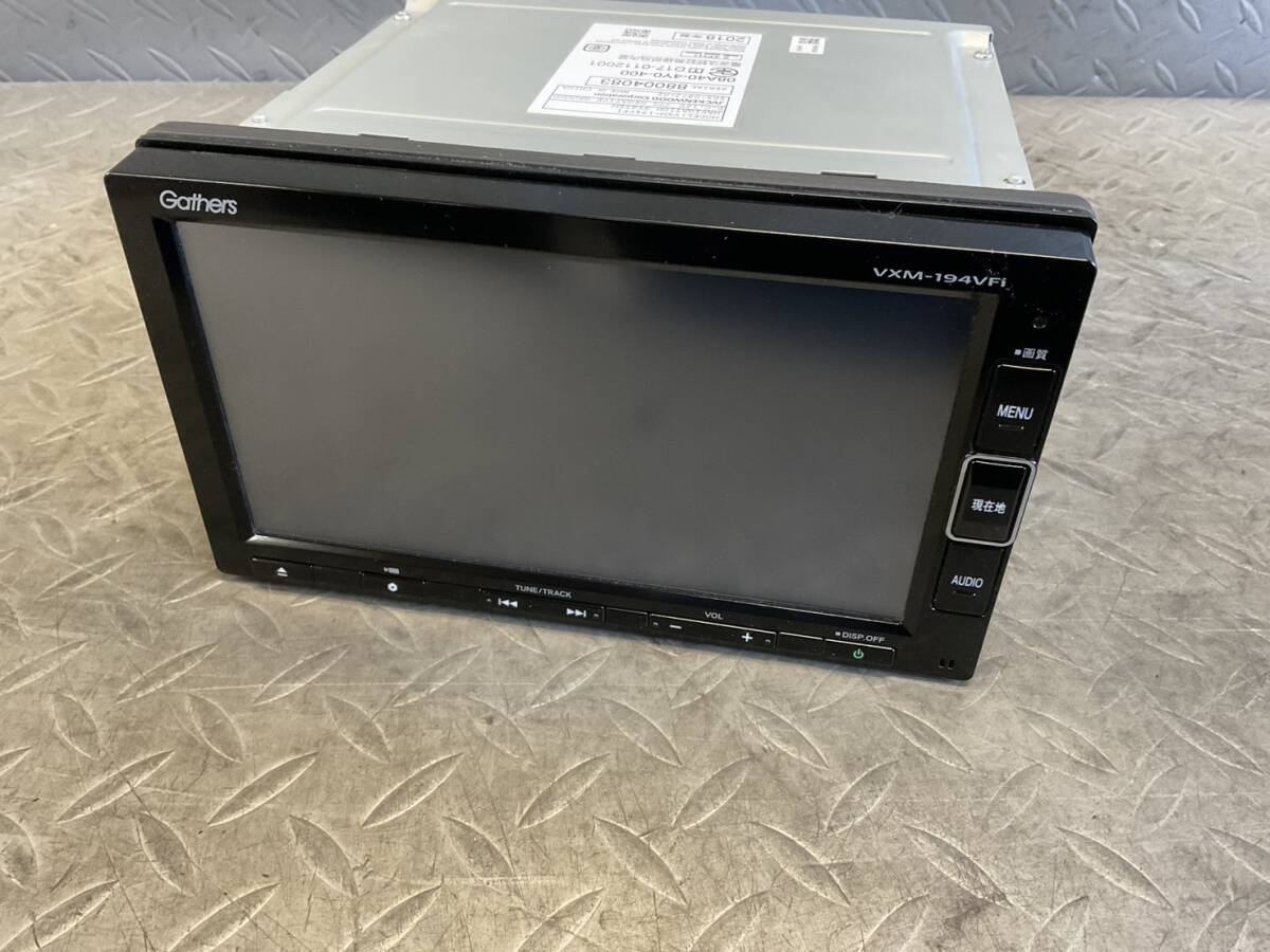Yahoo!オークション - U38 ホンダ純正ナビ VXM-194VFi CD/DVD/SD/TV(フ...