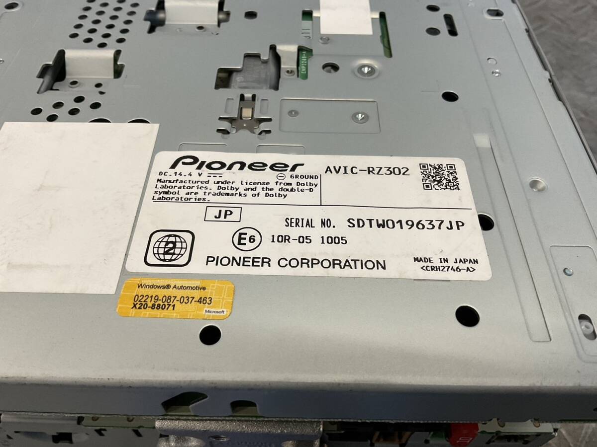 Yahoo!オークション - U43 ナビ カロッツェリア AVIC-RZ302 CD/DVD/SD/...