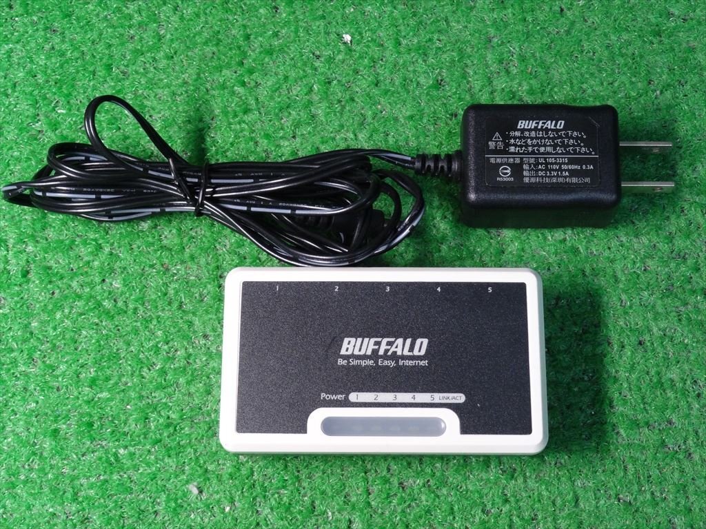 Yahoo!オークション - [3367] 中古 BUFFALO LSW-TX-5ECB イーサネット...