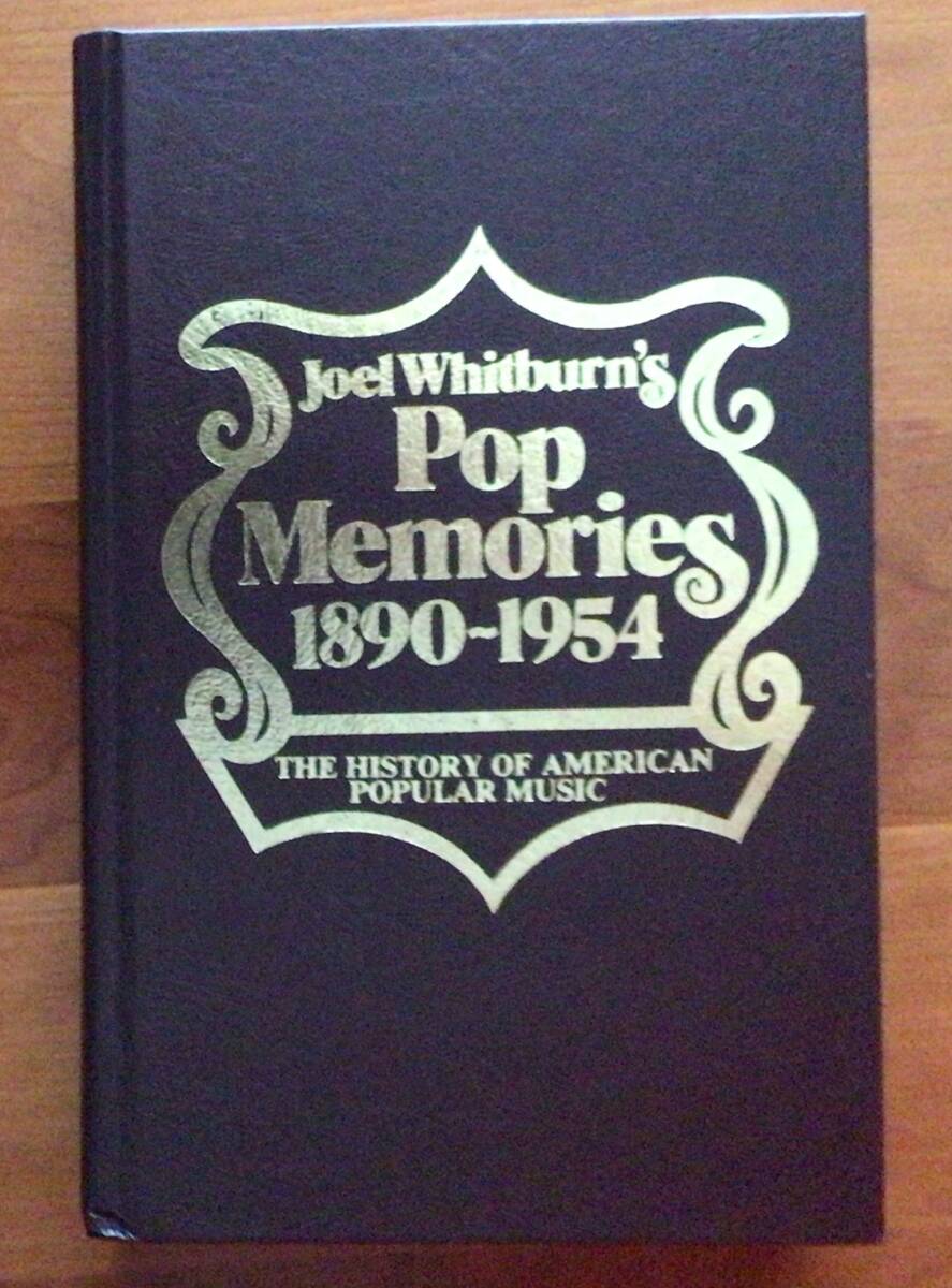 Yahoo!オークション - 洋書 JOEL WHITBURN'S Pop Memories 1890-1954 T...