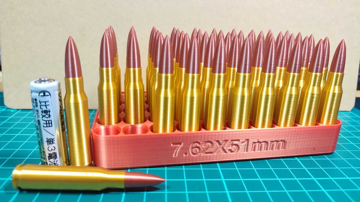 Yahoo!オークション - 7.62x51mm NATO / .308 Winchester 弾風 ダミー...