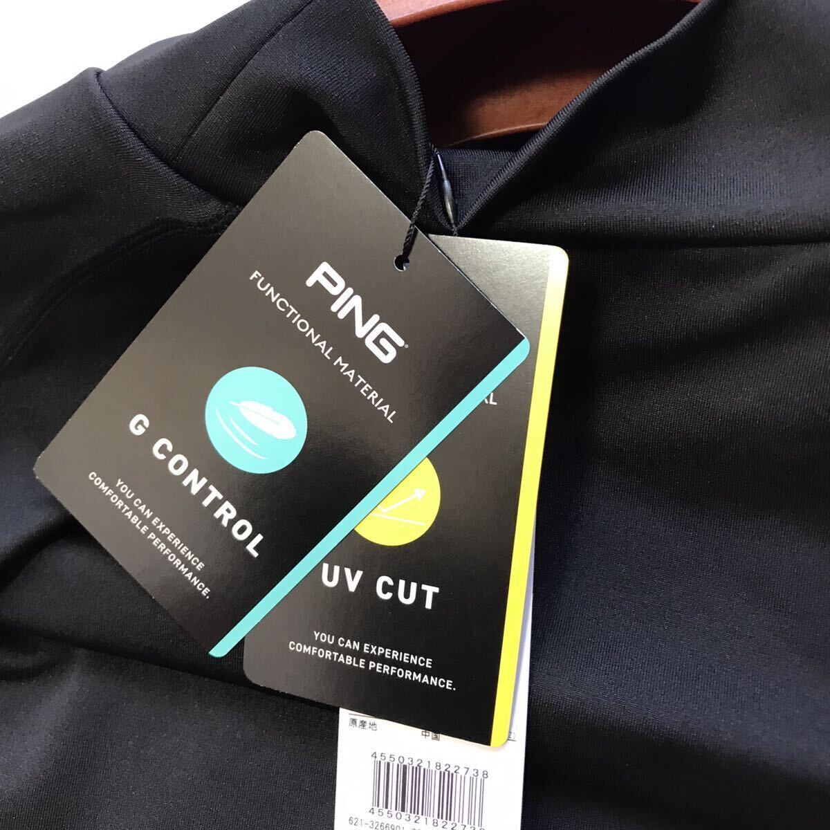 Yahoo!オークション - B471新品【メンズLL】秋冬 黒 ゴルフ PING ピン...