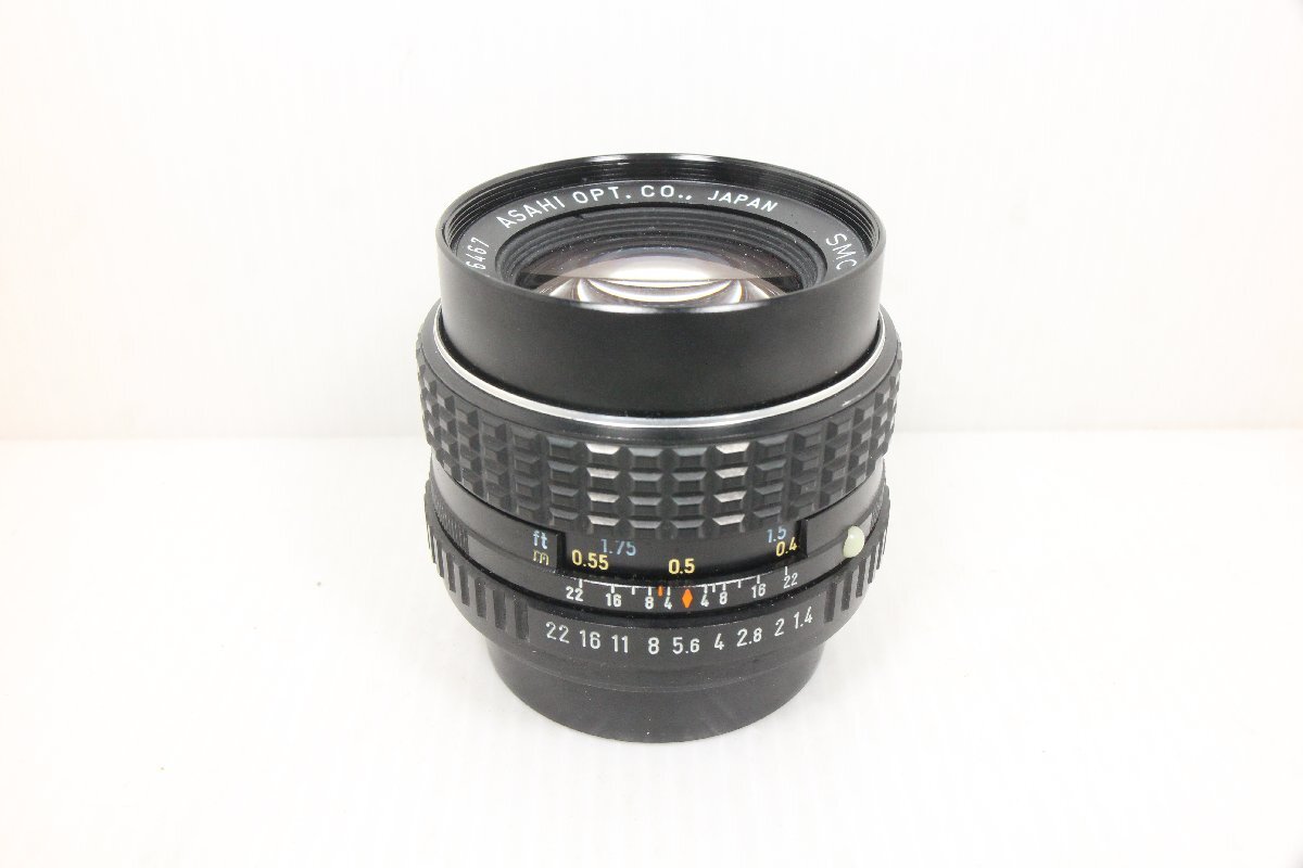 Yahoo!オークション - B999-2 良品 ペンタックス smc PENTAX 50mm F1.4...