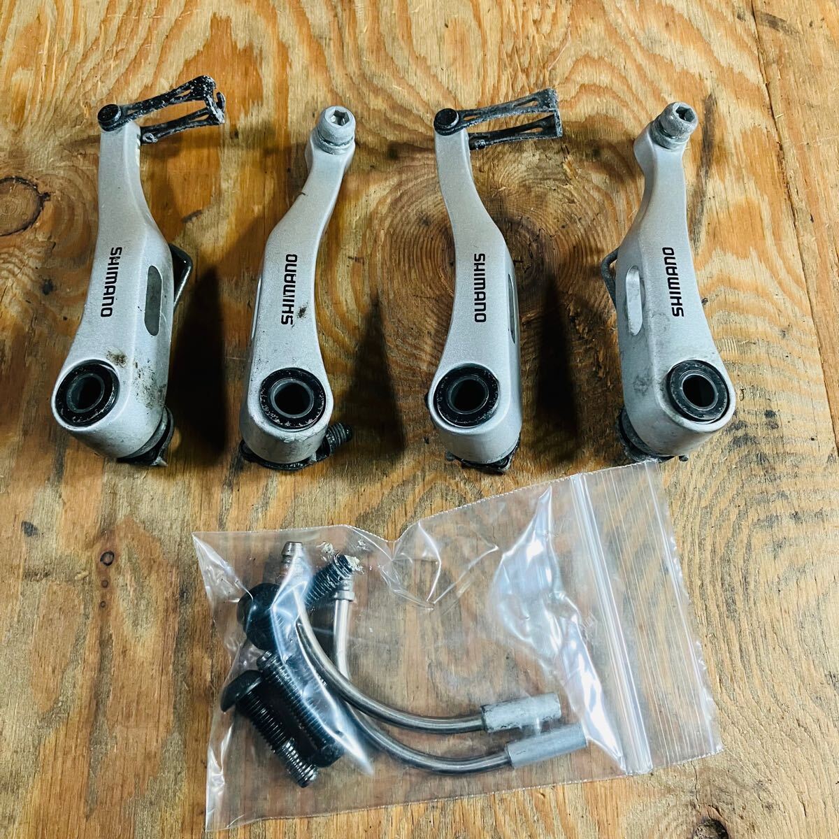 Yahoo!オークション - SHIMANO BR-R353 Vブレーキ 前後セット アーチ...