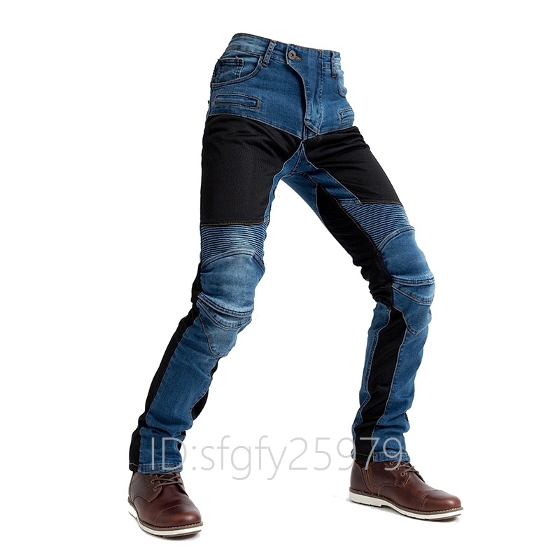 Yahoo!オークション - G96 新品バイクパンツ ライディングパンツ ライ...