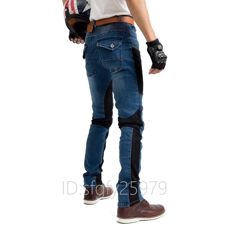 Yahoo!オークション - G96 新品バイクパンツ ライディングパンツ ライ...