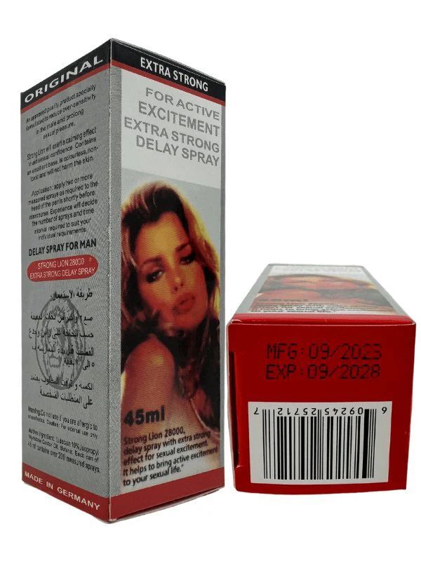 Yahoo!オークション - 早漏防止スプレー ストロングライオン28000 45ml