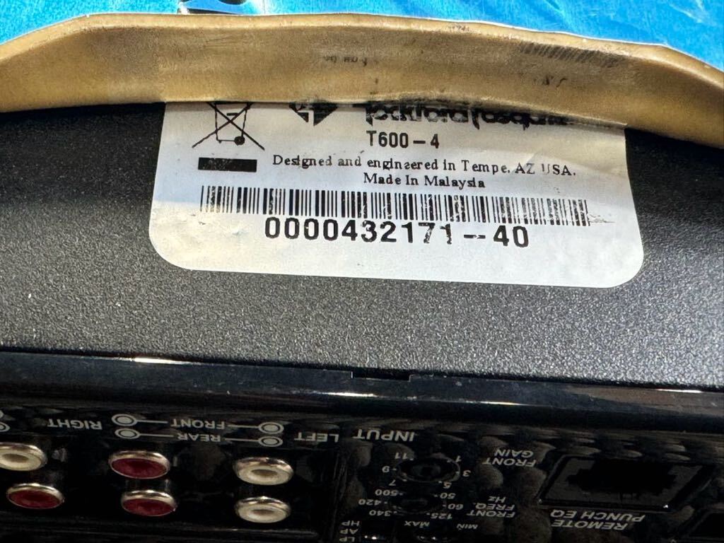 Yahoo!オークション - Rockford Fosgate ロックフォード パワーアンプ ...