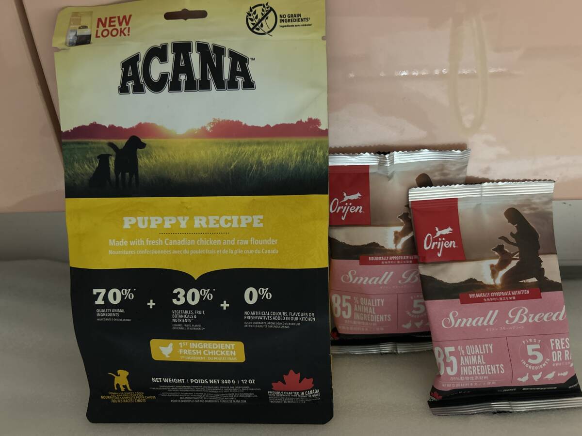 Yahoo!オークション - アカナACANA PUPPY RECIPEパピーレシピ 340gとオ...