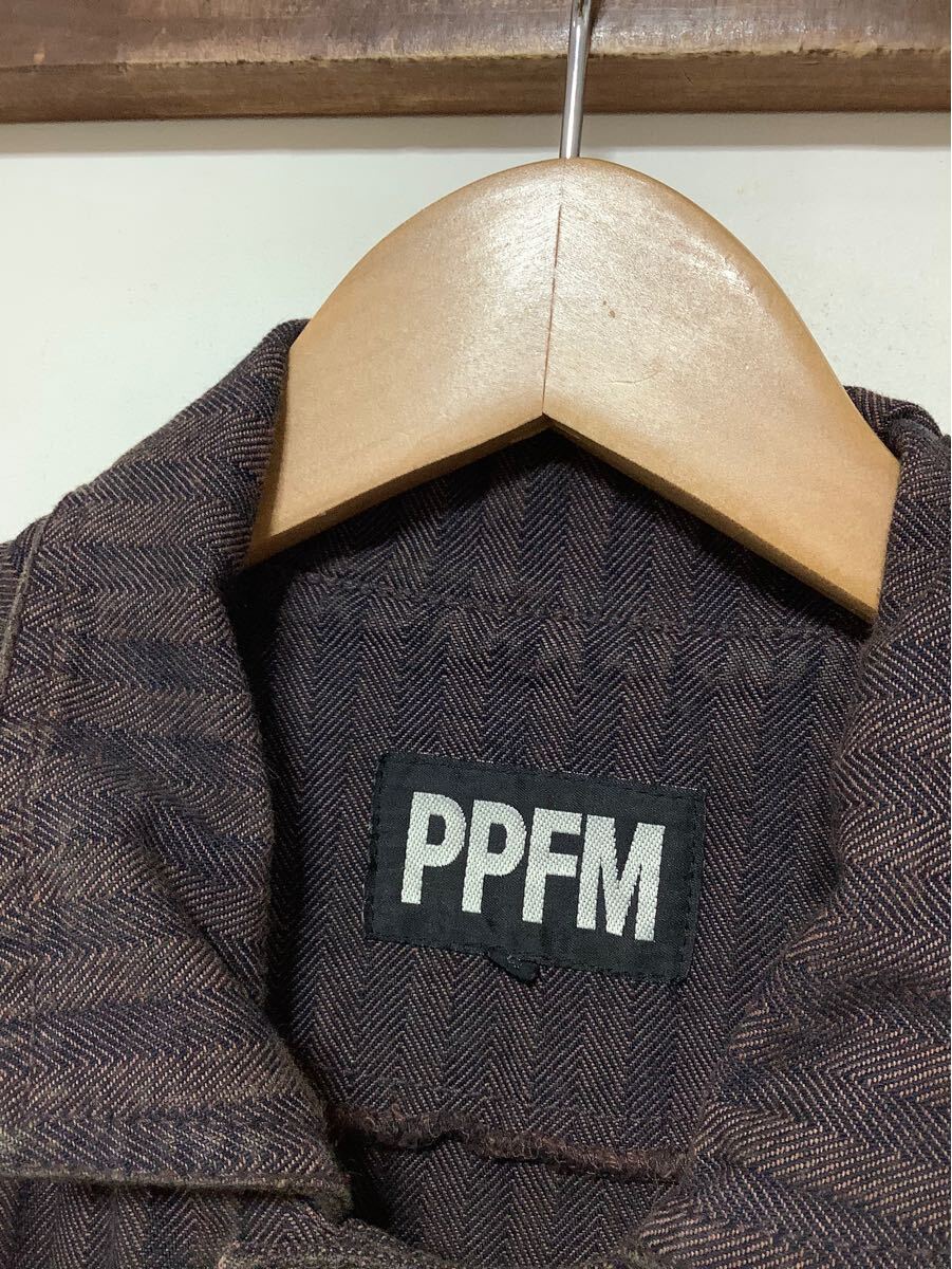 Yahoo!オークション - T-1303 PPFM ヘリンボーン つなぎ オールインワ...