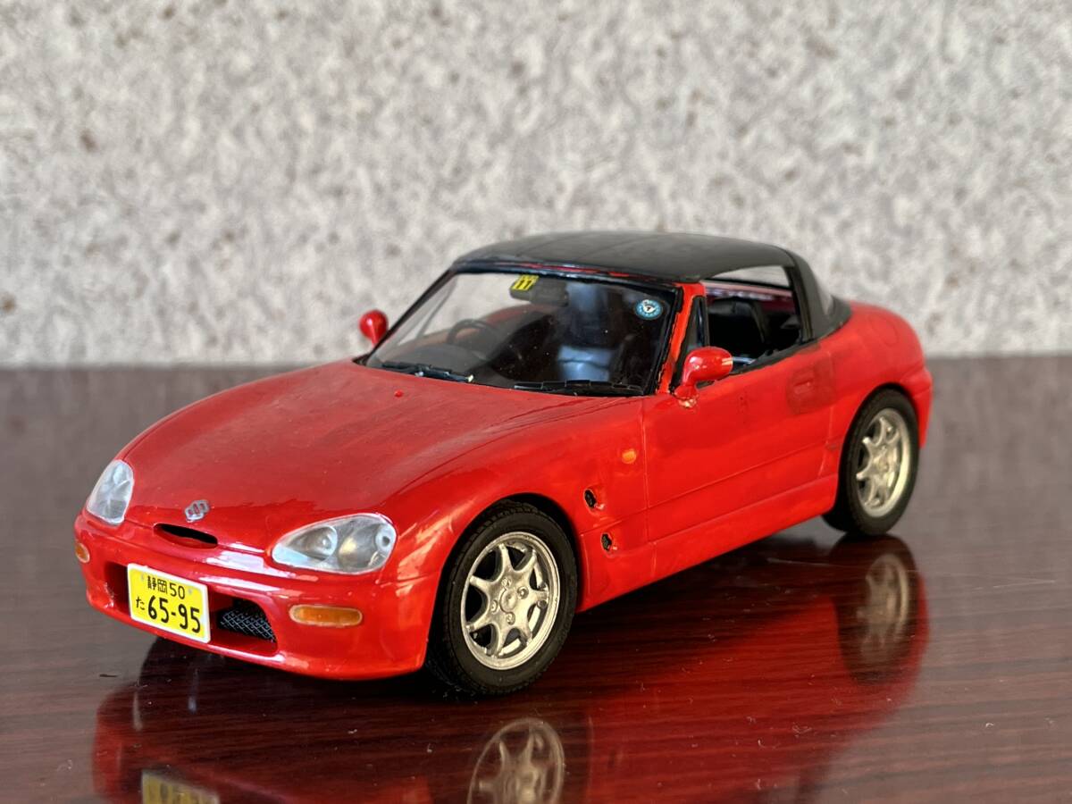 Yahoo!オークション - 1/24 SUZUKI Cappuccino EA11R型 スズキ カプチ...