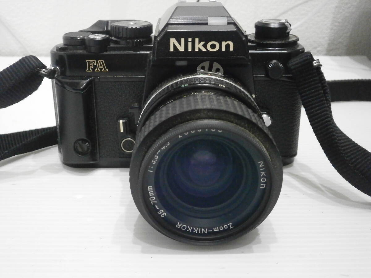 Yahoo!オークション - 2194 動作未確認 ニコン フィルムカメラ FA ブ...