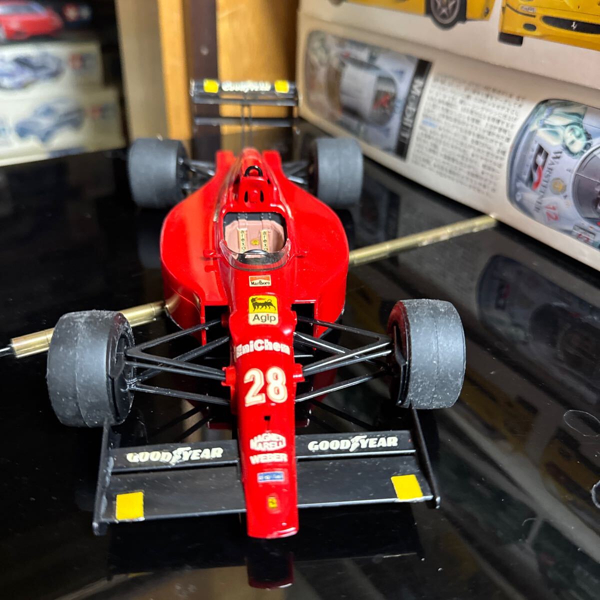 Yahoo!オークション - タミヤ TAMIYA フェラーリ Ferrari 1／20 F189 ...
