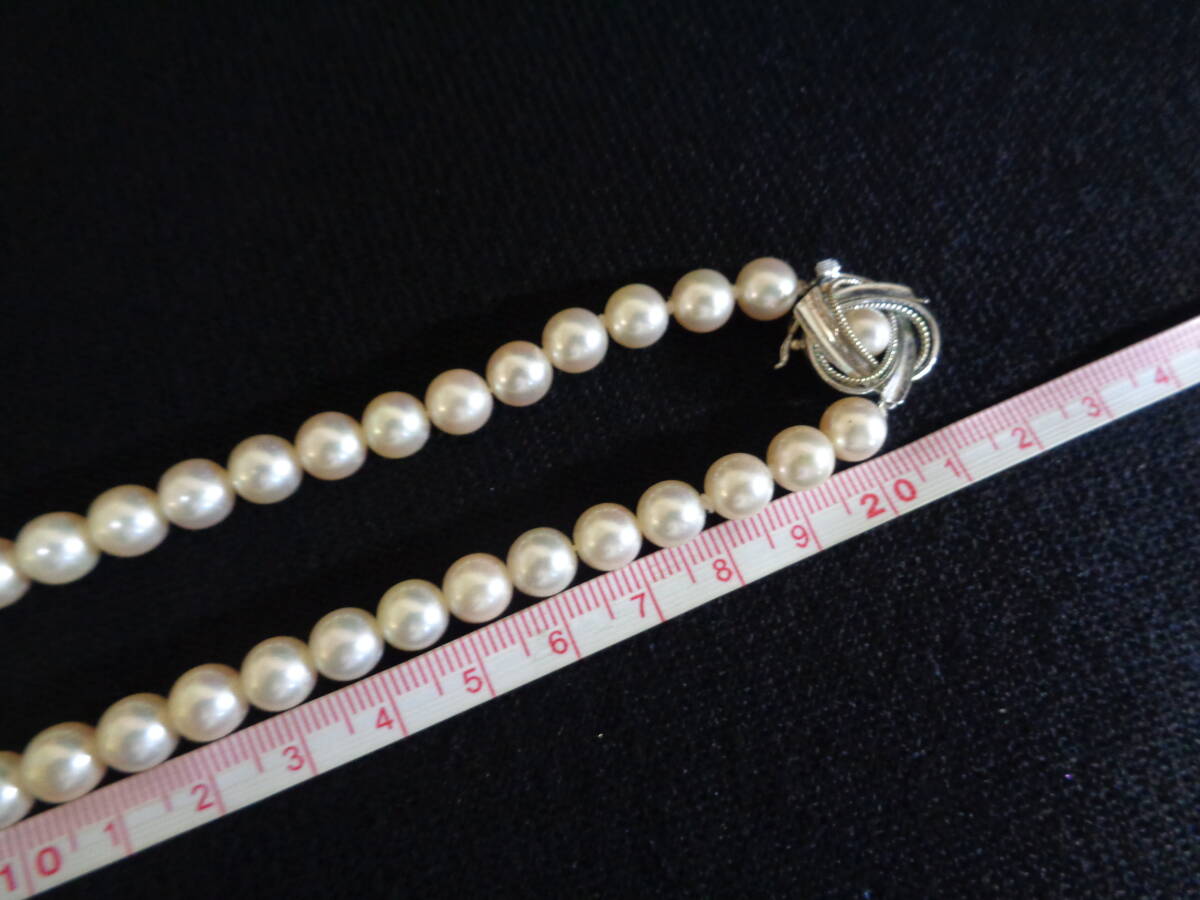 100円 留め金具 K14WG 14金 ホワイトゴールド あこや真珠 約7.7㎜ パールホワイト 大玉パール 本真珠 ネックレス K-23(アコヤ真珠)｜売買されたオークション情報、yahoo ...