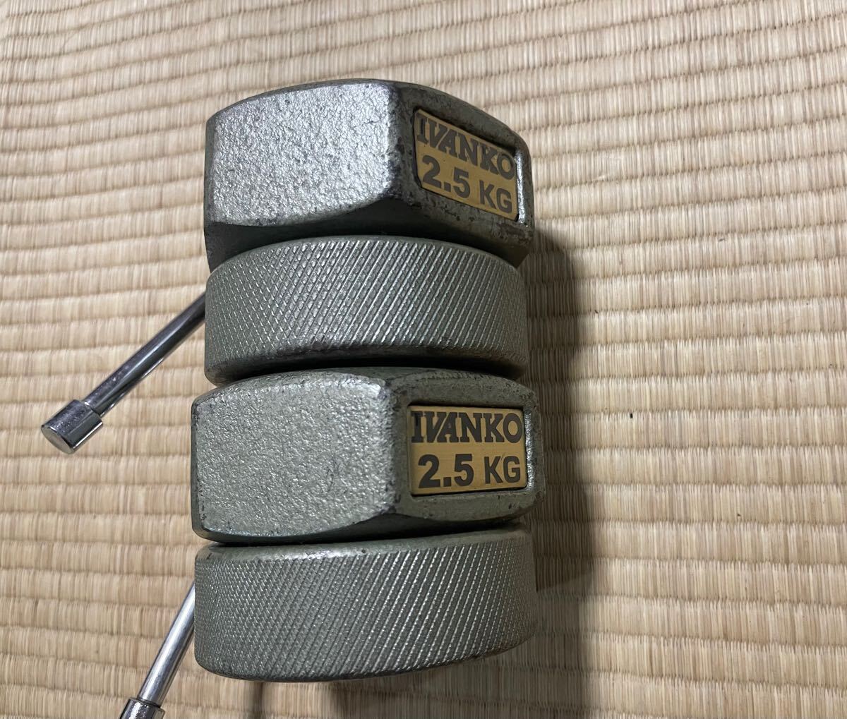 Yahoo!オークション - IVANKO イヴァンコ オリンピックバーカラー2.5kg...