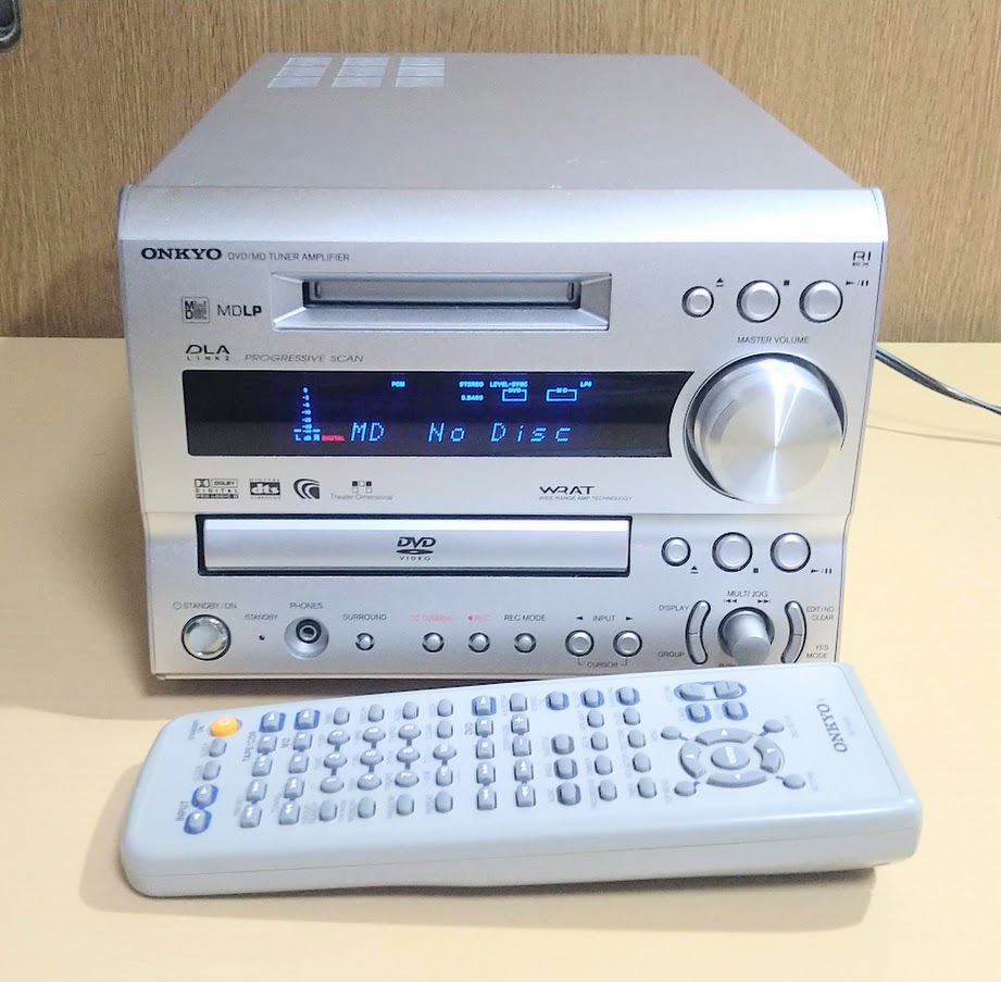 ONKYO DVD/CD/MDミニコンポ FR-9GXDV みの本体のみ(DVDコンポ)｜売買されたオークション情報、yahooの商品情報をアーカイブ公開 - オークファン（aucfan.com）