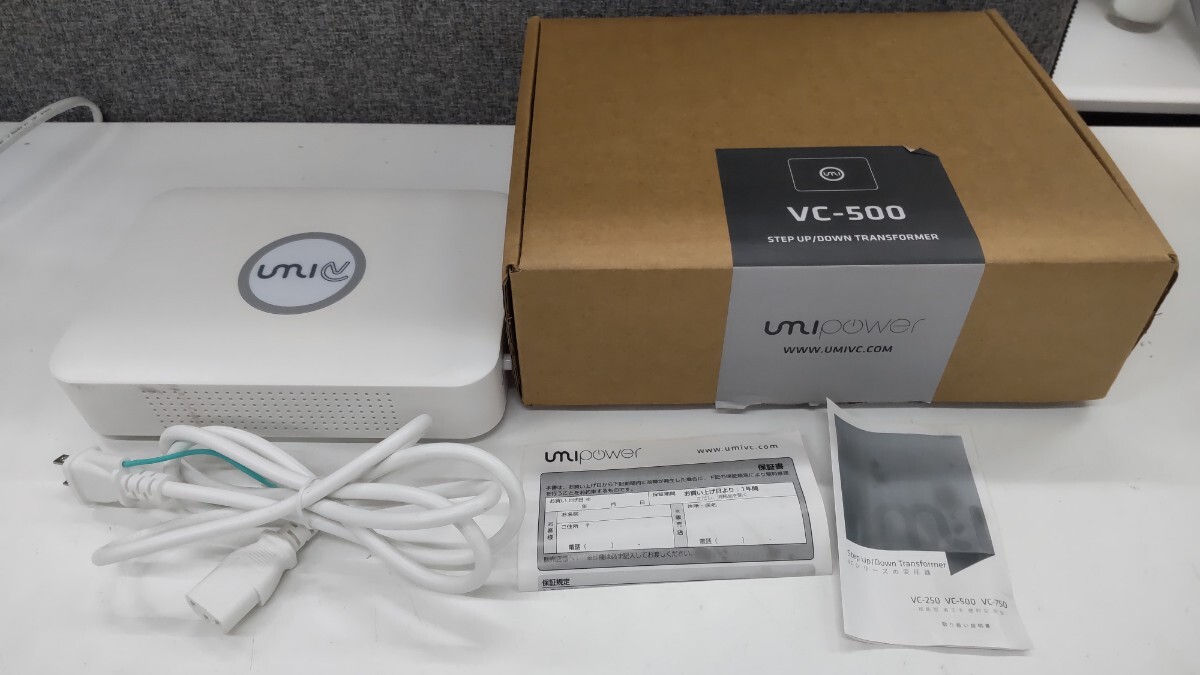 Yahoo!オークション - 0610k0404 UMI 海外旅行用変圧器 VC-500 AC100V-...