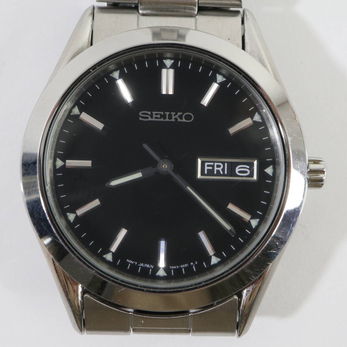 Yahoo!オークション - [W024]腕時計 SEIKO 7N43-9070 /電池交換済/セイ...