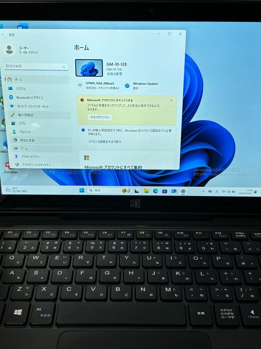 Yahoo!オークション - GM-JAPAN 10.1インチ 2in1 タブレットPC GM-10-1...