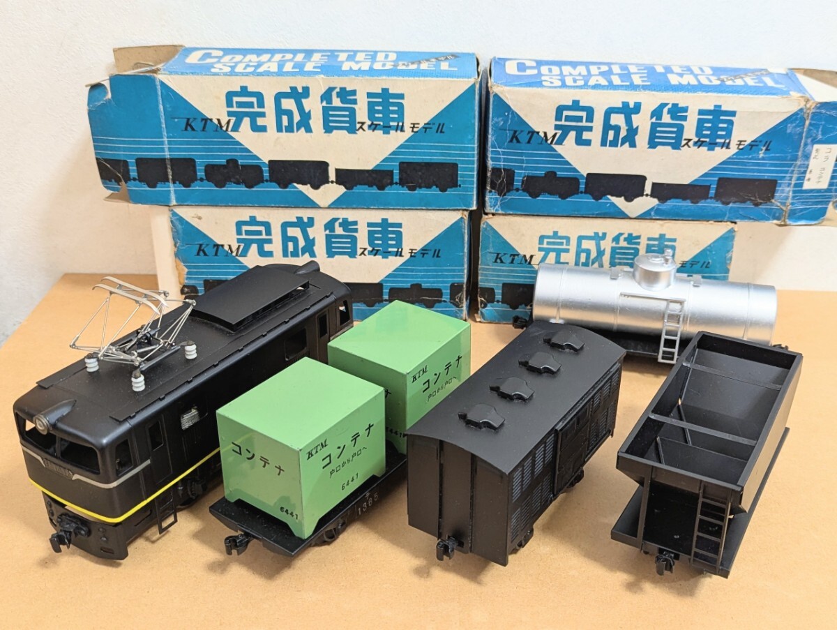 Yahoo!オークション - カツミ 3線式Oゲージ EB10と貨車3両&おまけタン...