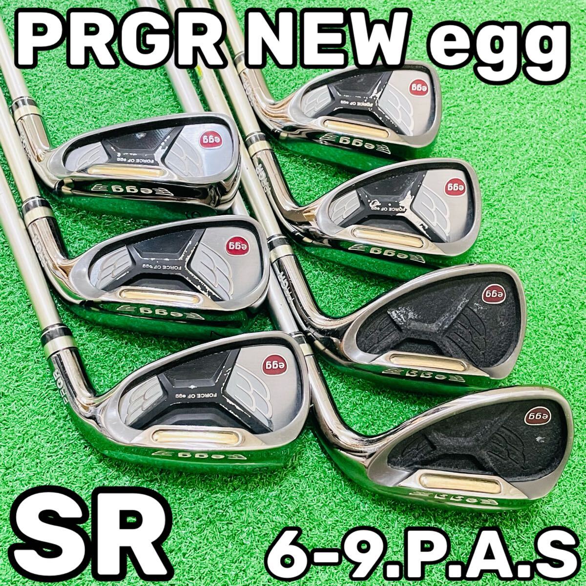 Yahoo!オークション - 7494 PRGR NEW egg プロギア エッグ 7本 SR M-40...