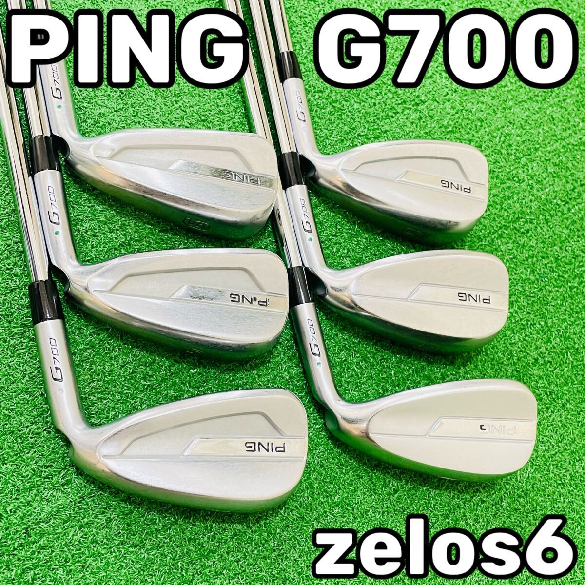 Yahoo!オークション - 7598 PING G700 ピン アイアンセット 6本 zelos6...