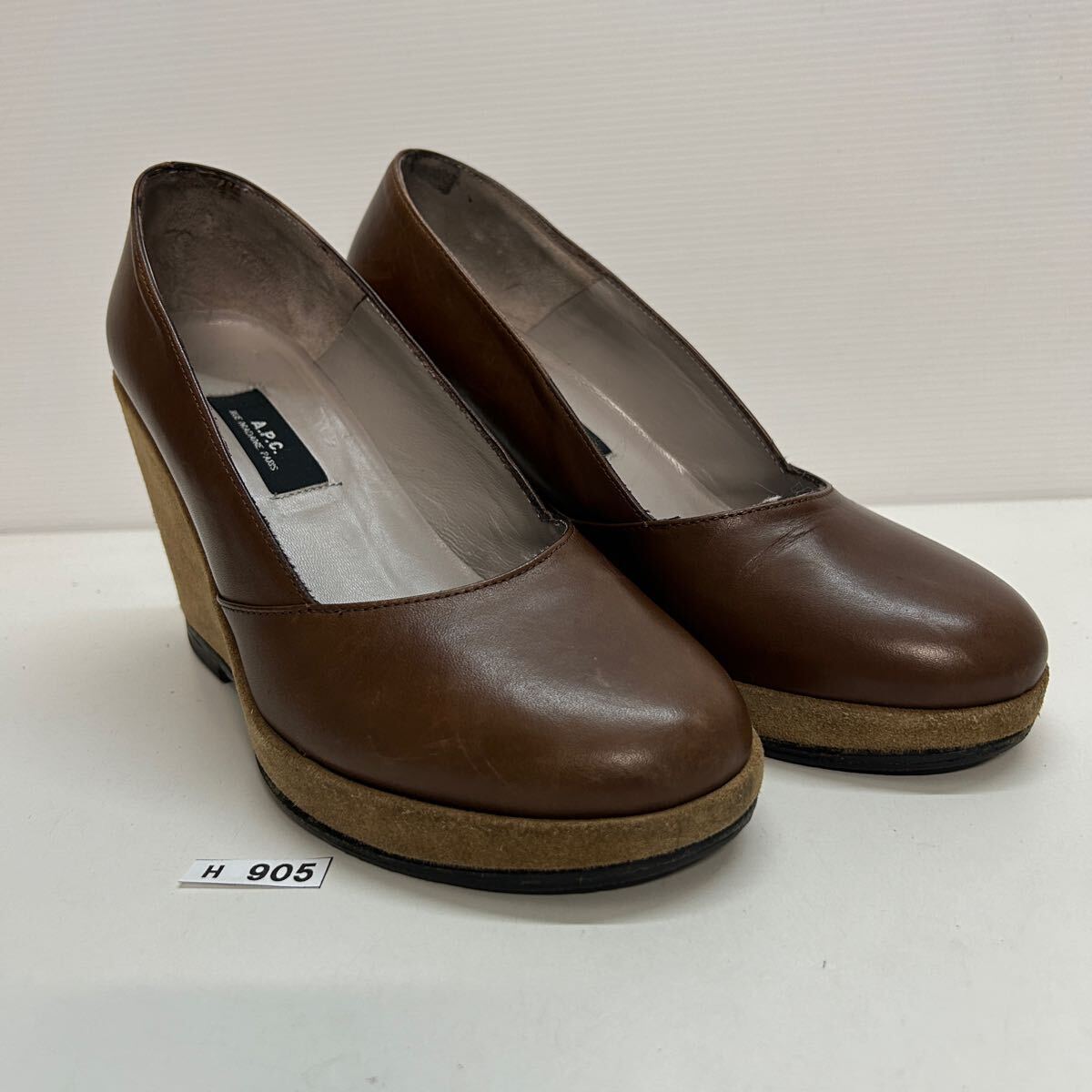 Yahoo!オークション - H905 アーペーセー A.P.C. レディース ウェッジ...