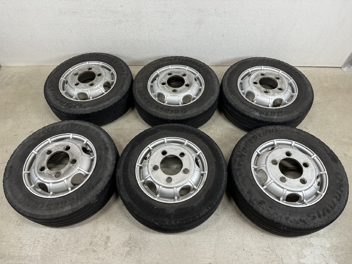 良品 TOPY製 アルミホイール 17.5×6.00 +127 PCD203.2 ハブ径146mm 5H 6本セット 5穴 トヨタ コースター 日野 リエッセII J4500(ホイール)｜売買 ...