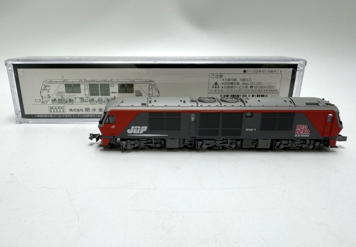 KATO Nゲージ 7007-3 DF200 RED BEAR ディーゼル 機関車 現状品 カトー 鉄道模型(ディーゼル機関車)｜売買されたオークション情報、yahooの商品情報をアーカイブ ...