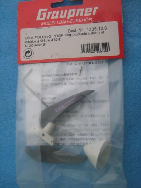 Yahoo!オークション - Graupner Best-Nr 1335.12.6 25㎜スピンナー+ 折...