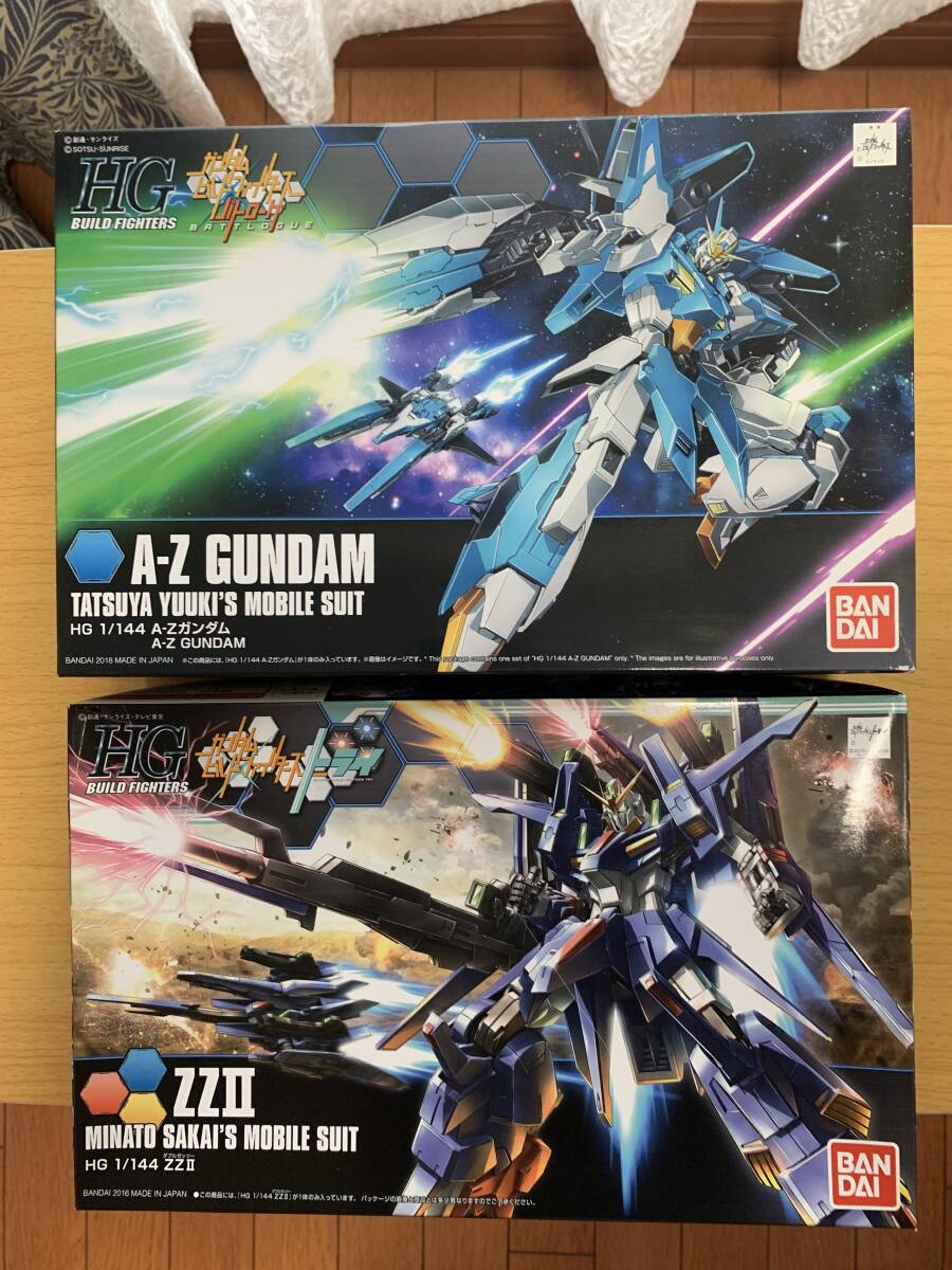 Yahoo!オークション - バンダイ 1/144 HGBF A-Z ガンダム / ZZⅡ ( ダ...