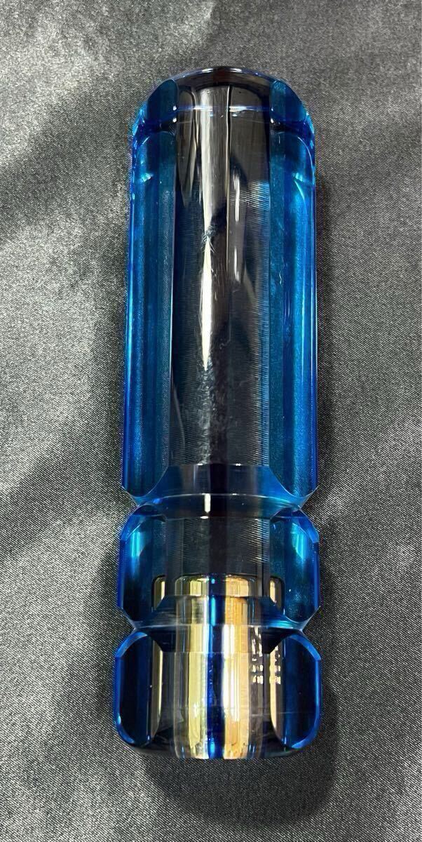 Yahoo!オークション - シフトノブ AC1 12-1.25 L160 クリスタルブルー ...