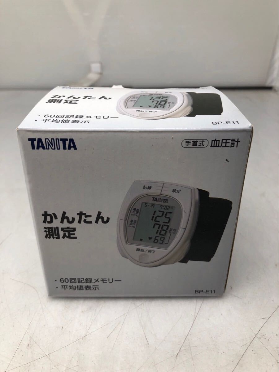 Yahoo!オークション - TANITA タニタ 手首式血圧計 BP-E11 ホワイト