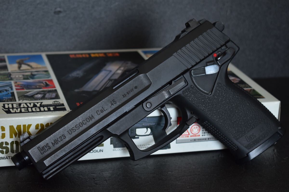 Yahoo!オークション - KSC H&K Mk23 HW GBB ガスブローバック 検 マル...