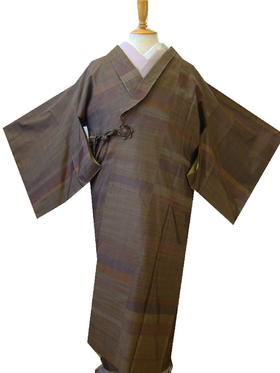 Yahoo!オークション - 時代屋 大特価 美品 裄67.1cm お洒落 大島紬 ロ...