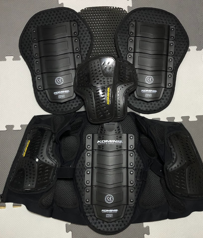 Yahoo!オークション - 【現状品】 KOMINE コミネ プロテクター SK-696 ...