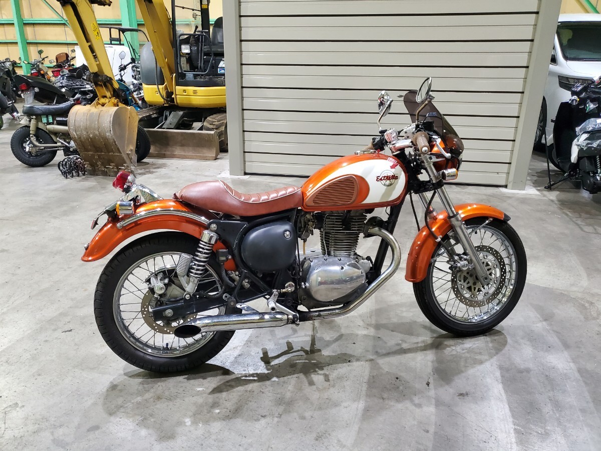 Yahoo!オークション - 格安 BJ250A エストレヤ 28518km セル始動 BJ2...